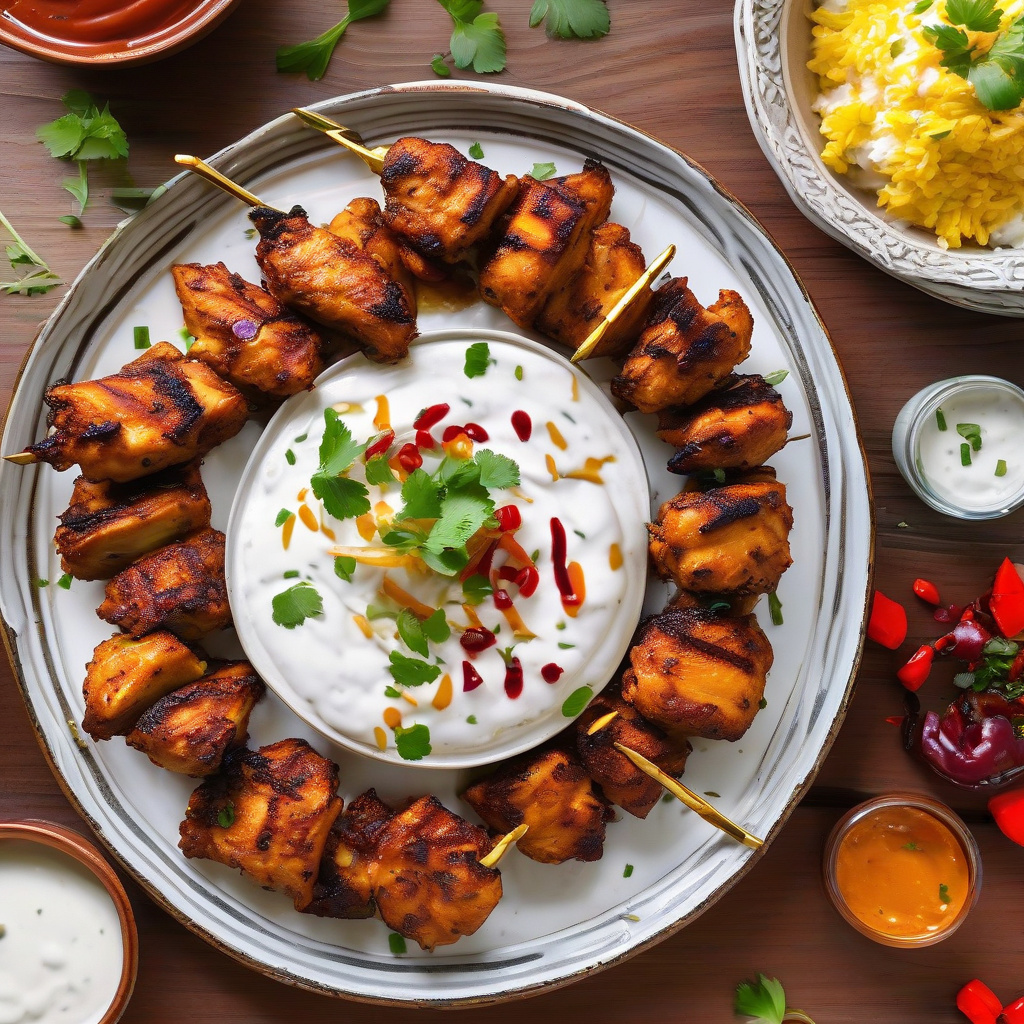 Afghani Chicken Kebab Recipe: Juicy Skewers with Bold Spices - Drool ...