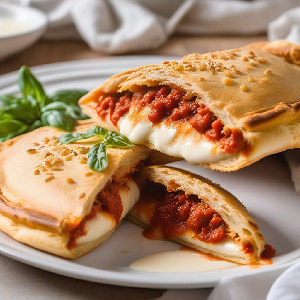 Chicken Parm Calzone Recipe: Cheesy Comfort Wrapped in Dough - Drool ...