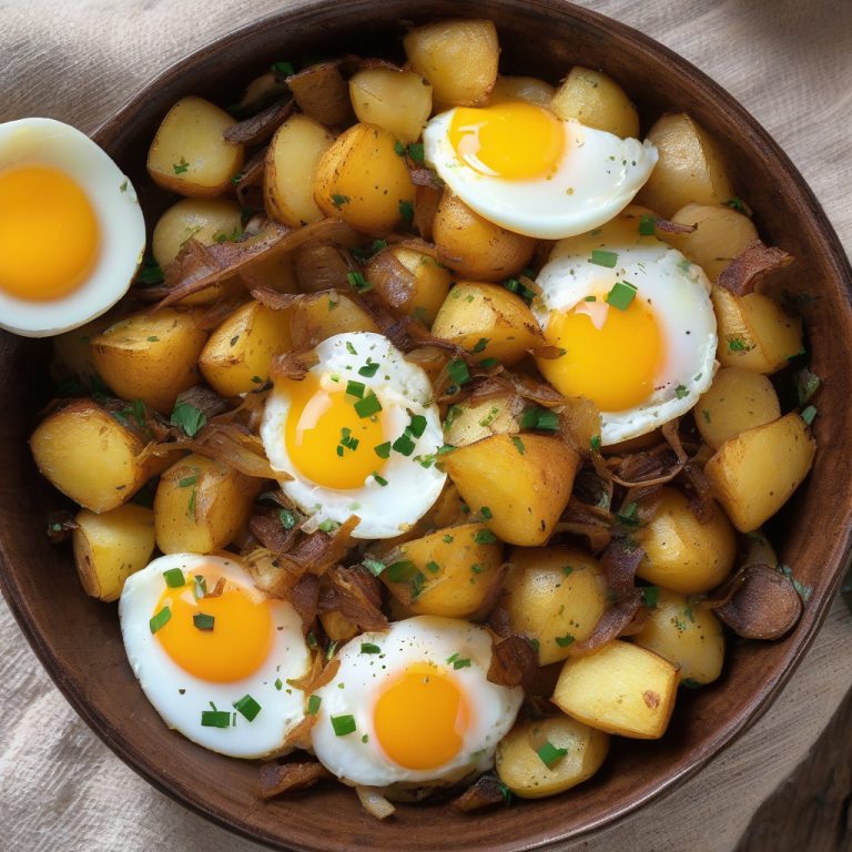 Egg and Potato Recipe: Hearty Comfort Food in One Skillet - Drool Recipes