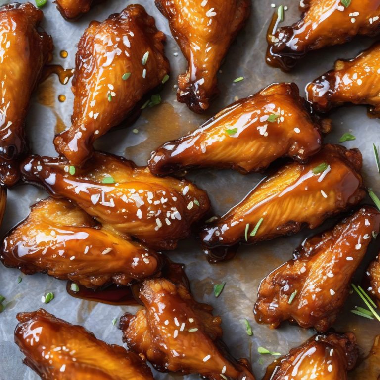 Fried Honey Glazed Chicken Wings Recipe: Crispy Sweet Perfection ...