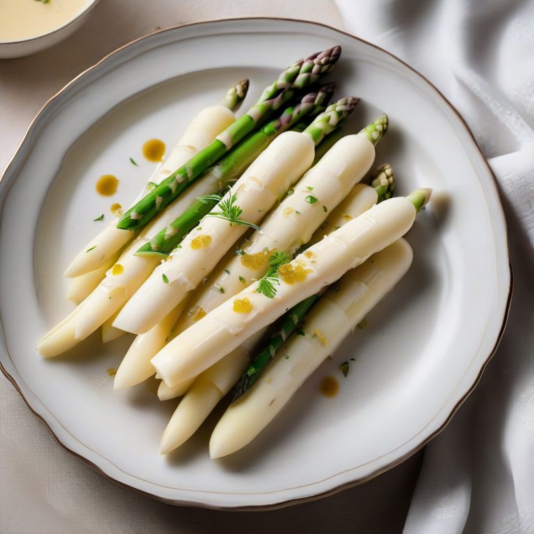 German White Asparagus Recipe: Tender and Creamy Spring Delight - Drool ...