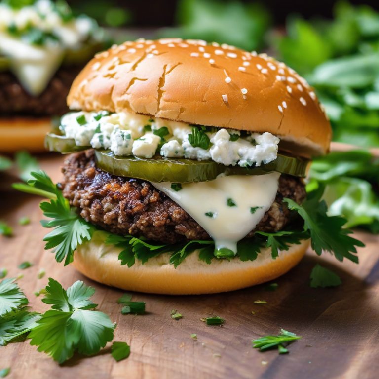 Goat Cheese Burger Recipe: Juicy Patties Topped With Creamy Flavor ...