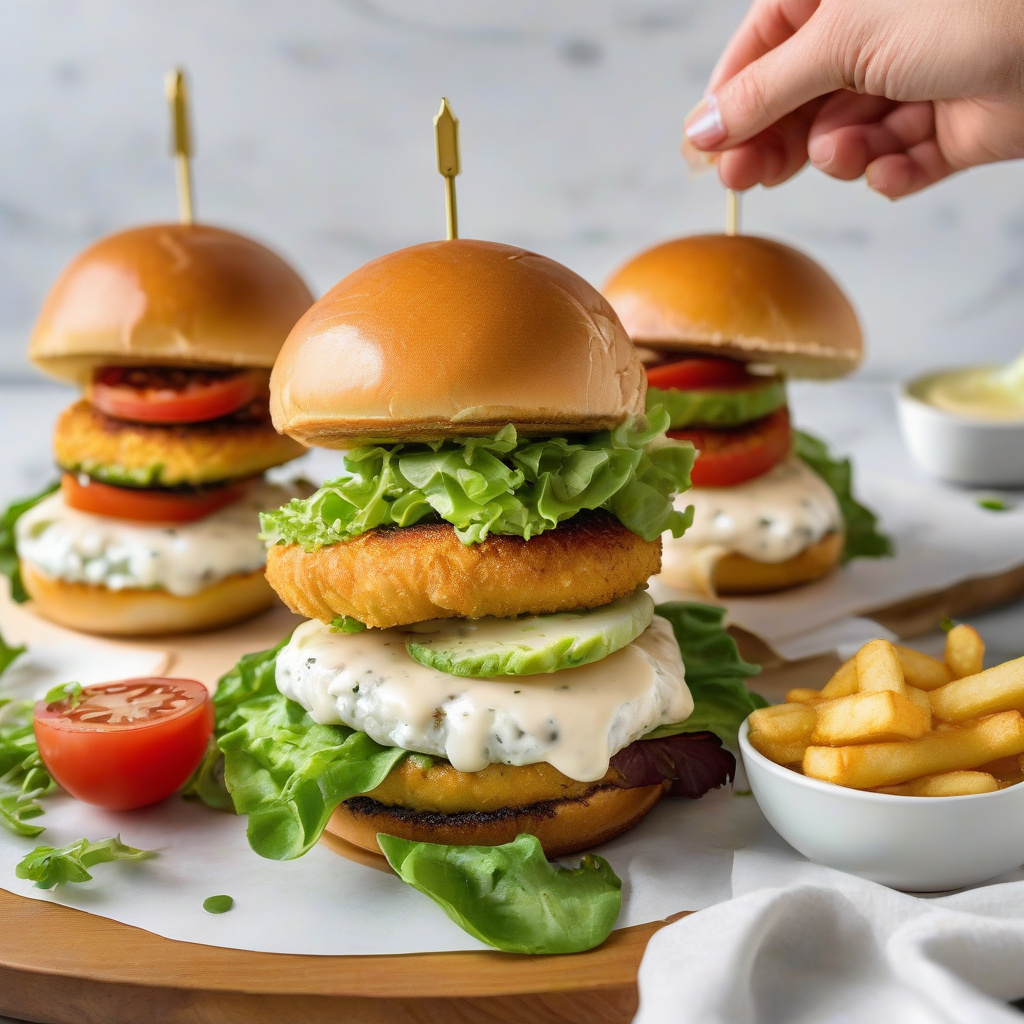 Halibut Burger Recipe: Juicy Fillets With Zesty Toppings - Drool Recipes