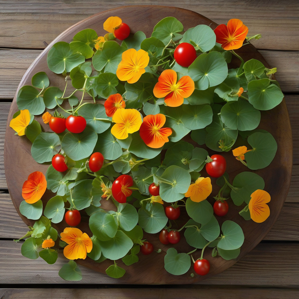 Nasturtium Recipe: Vibrant Salad With Peppery Flavor and Color - Drool ...