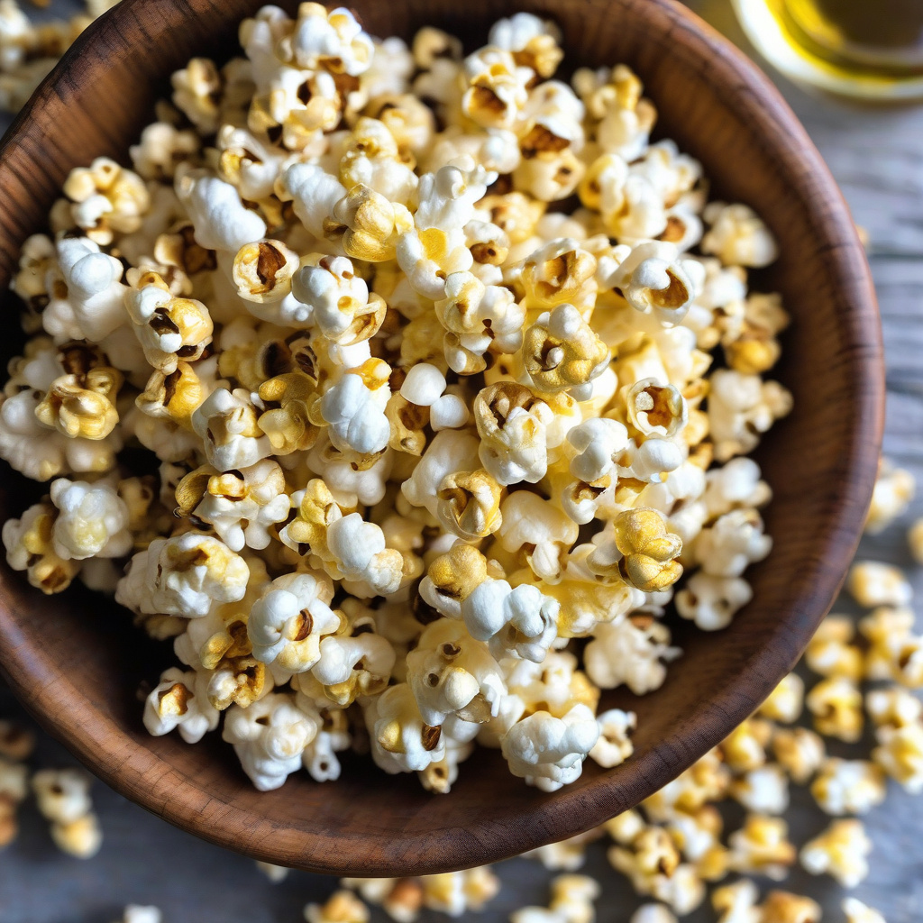 Olive Oil Popcorn Recipe: Light and Crispy Snack in 10 Minutes - Drool ...