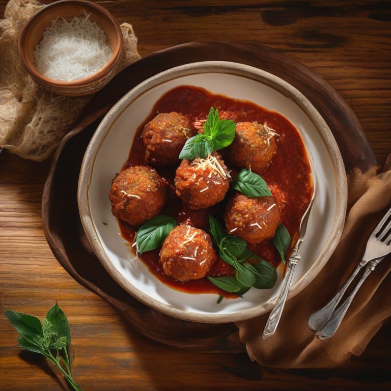 Pork and Beef Meatballs Recipe: Juicy Bites in Rich Tomato Sauce ...