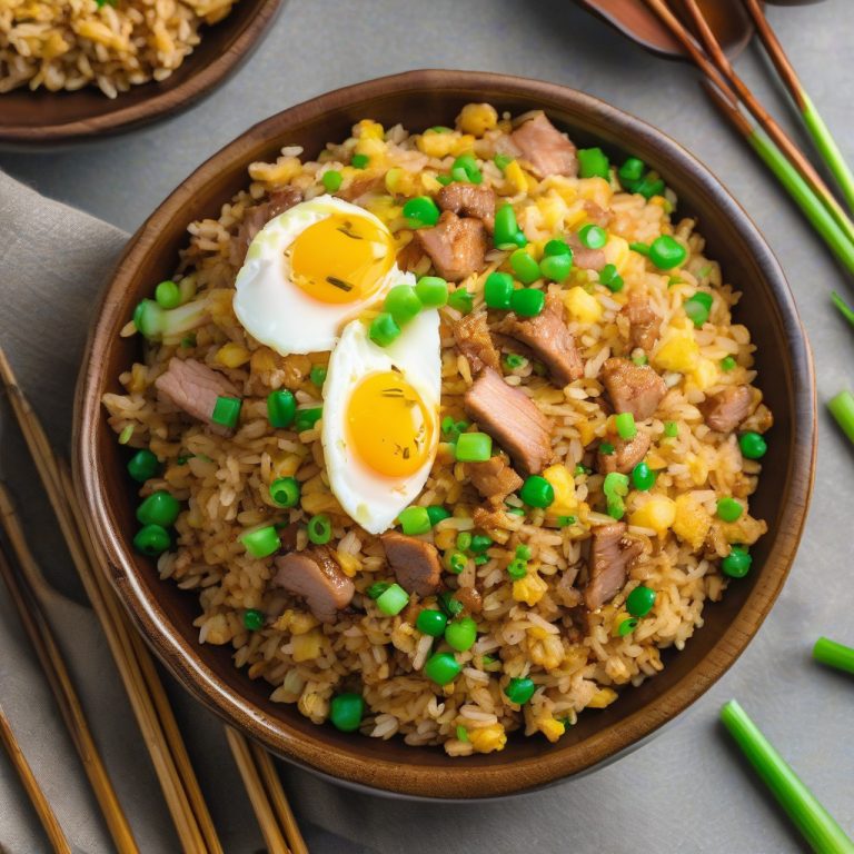 Recipe for Chinese Pork Fried Rice: Quick and Flavor-Packed Delight ...