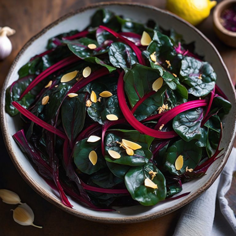 Red Swiss Chard Recipe: Sautéed Greens with Garlic and Lemon Zest ...