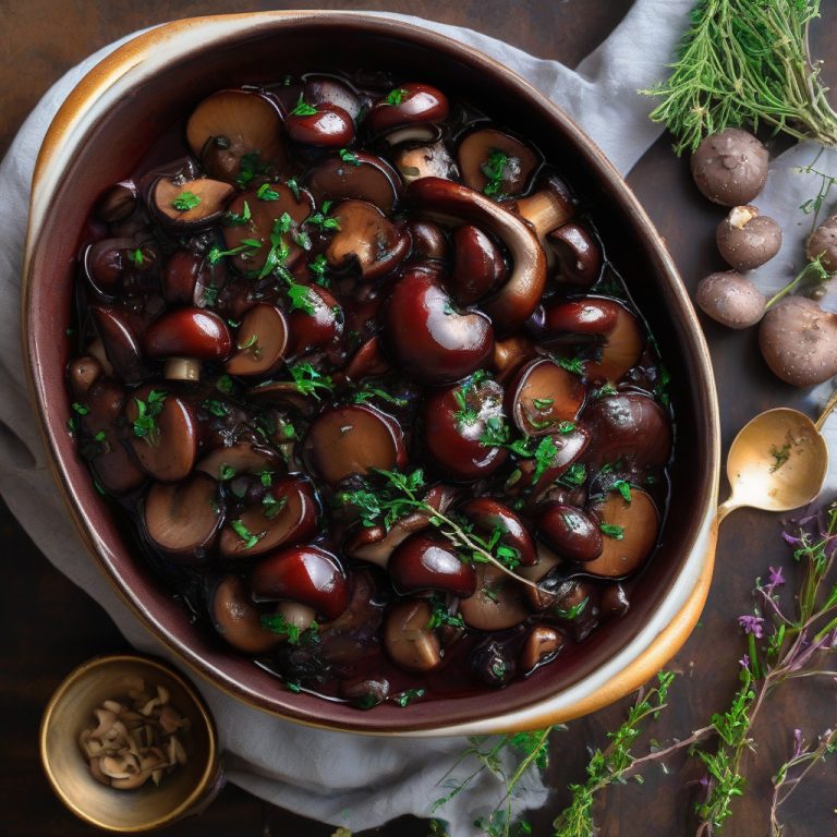 Red Wine Mushroom Recipe: Earthy Flavor in 30 Minutes - Drool Recipes