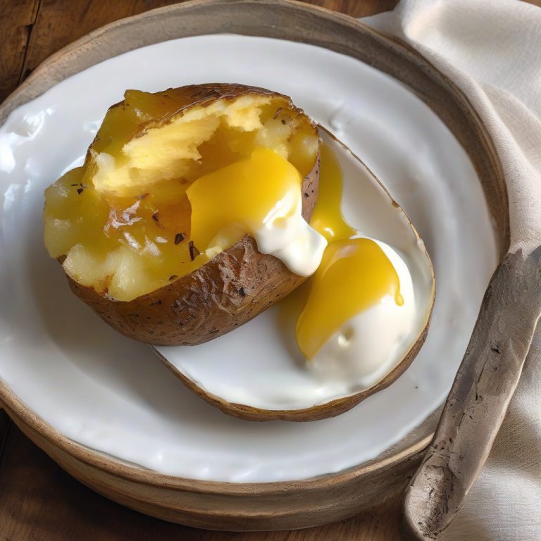 Restaurant Baked Potato Recipe: Perfectly Fluffy and Crispy Skin ...