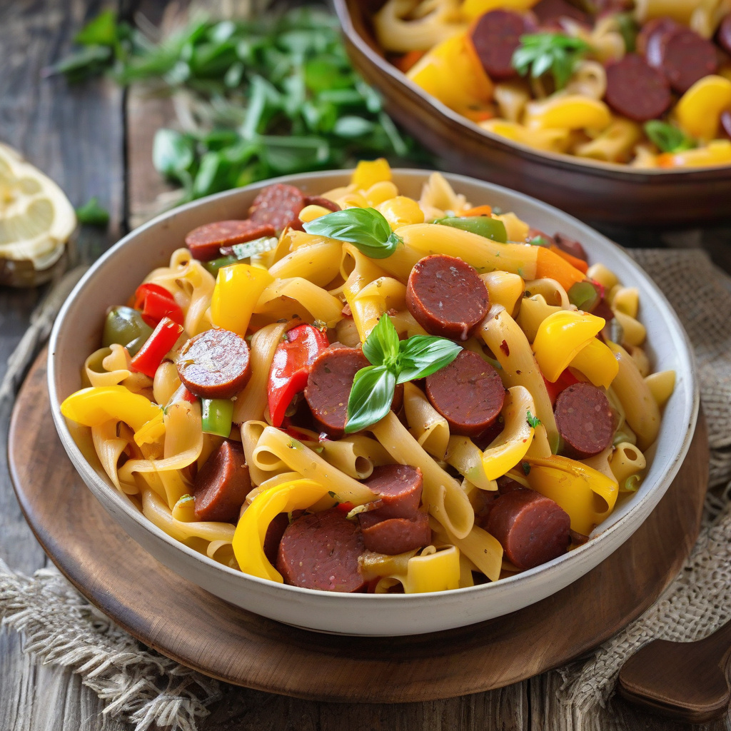 Summer Sausage Pasta Recipe: Hearty Meal Ready in 30 Minutes - Drool ...