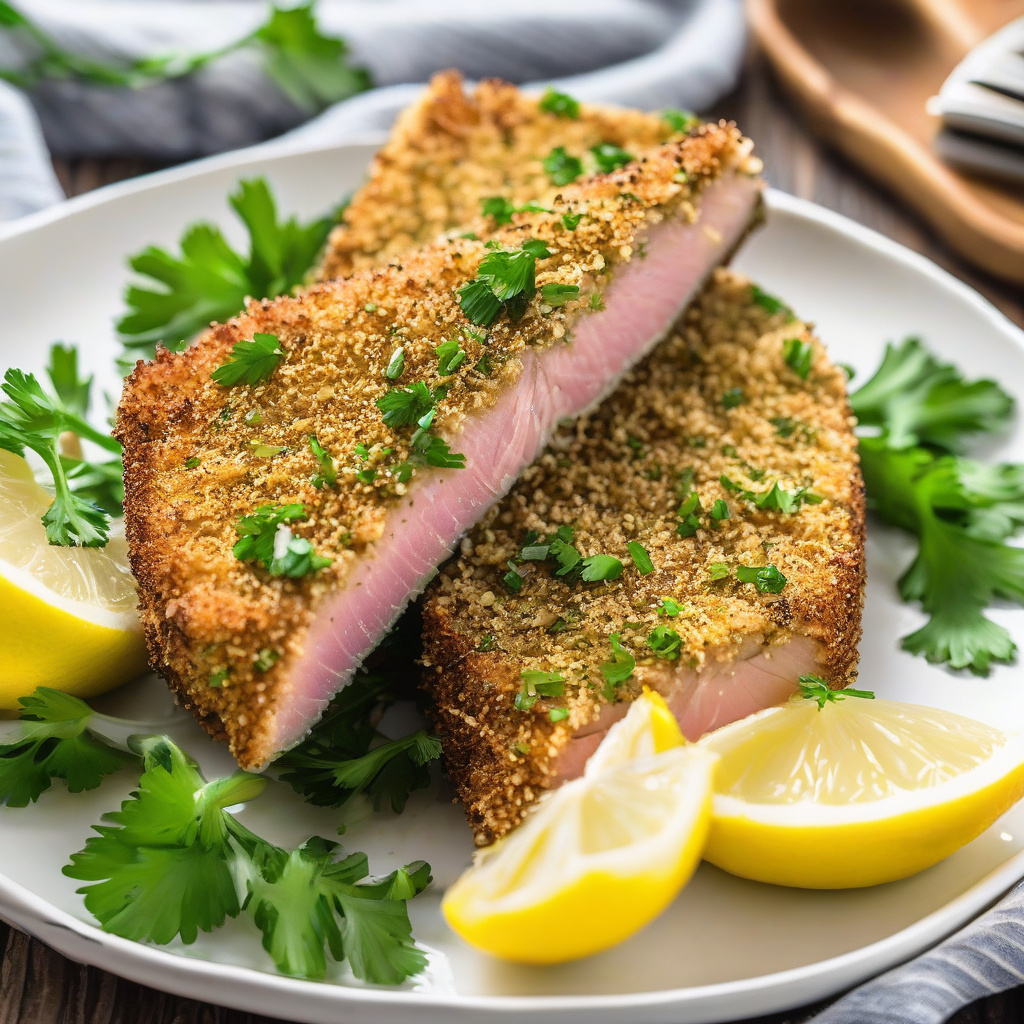 Tuna Oven Recipe: Perfectly Baked with Crispy Herb Crust - Drool Recipes