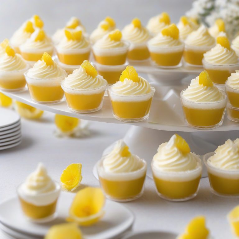 Yellow Sponge Cake Dessert Cups Recipe: Light and Airy Indulgence ...