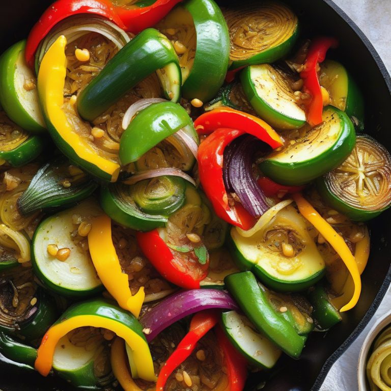 Zucchini, Bell Pepper, and Onion Recipe: Colorful Sauté in 20 Minutes ...