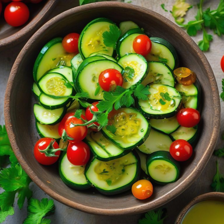 Zucchini Cucumber Recipe: Refreshing Summer Salad in 15 Minutes - Drool ...