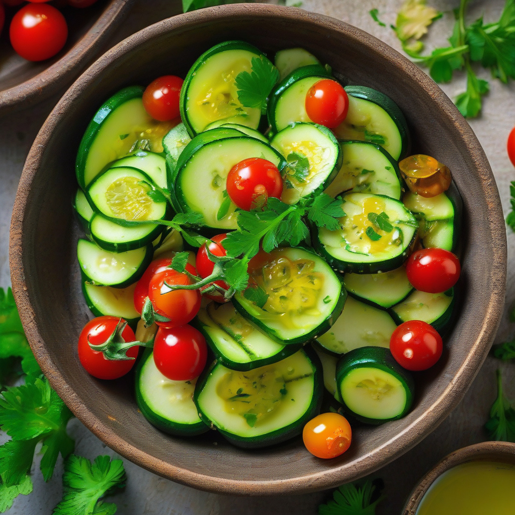 Zucchini Cucumber Recipe: Refreshing Summer Salad in 15 Minutes - Drool ...