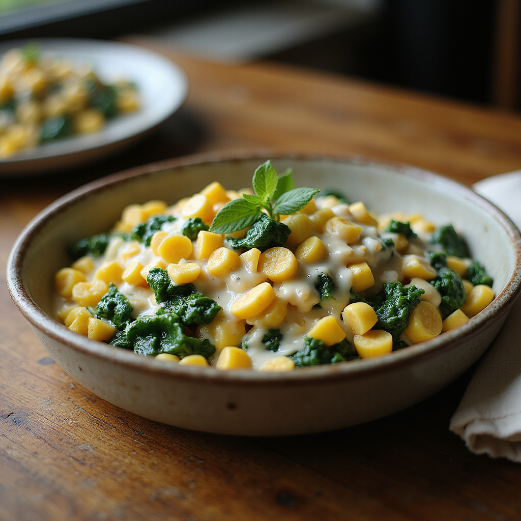 Corn and Spinach Recipe: Creamy Summer Harvest Delight - Drool Recipes