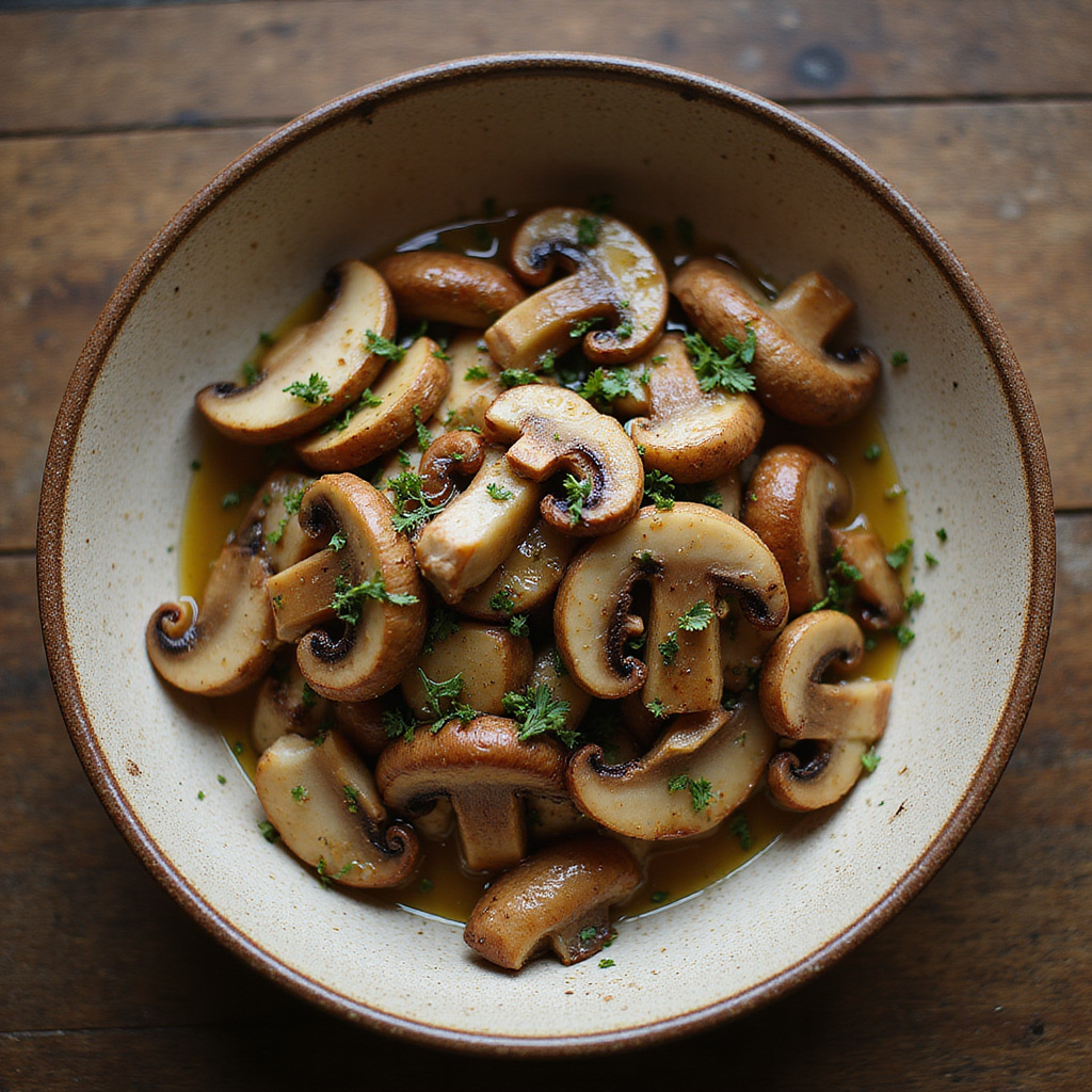 Raw Mushroom Salad Recipe: Fresh and Earthy Delight - Drool Recipes