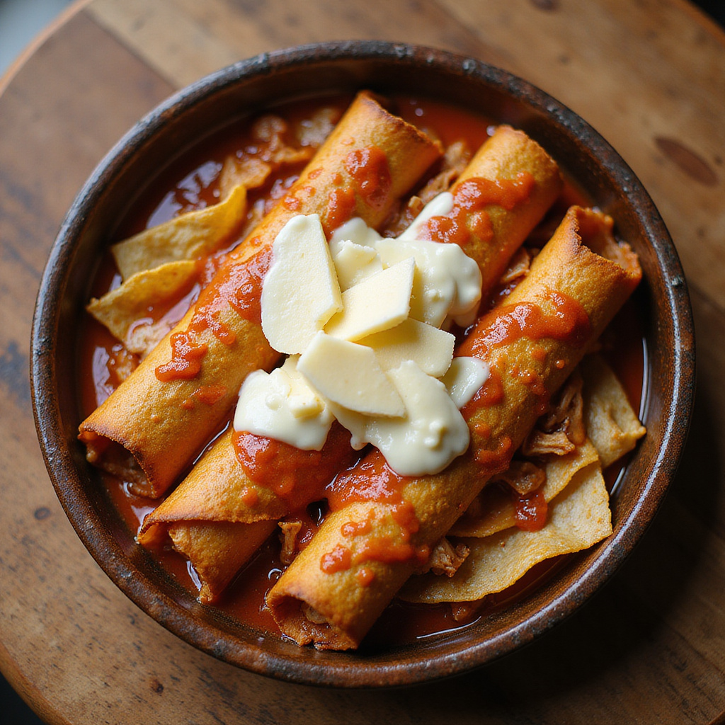 Taquito Enchilada Recipe: Crispy Mexican Comfort Food - Drool Recipes
